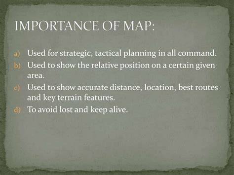 Basic Map Reading PPTX Maps Navigation