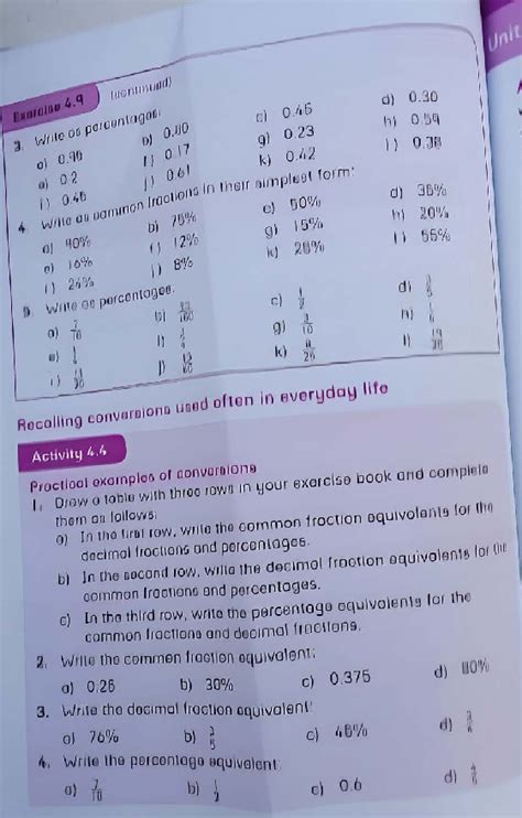 Representation Of Decimal Numbers In The Textbook Download