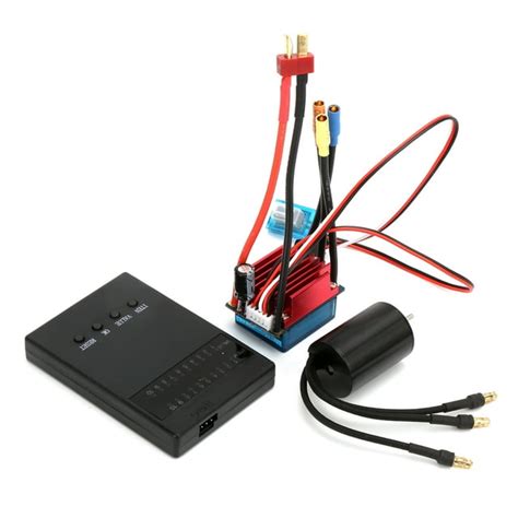 2435 4500kv rc brushless motor s35a brushless esc programming card set