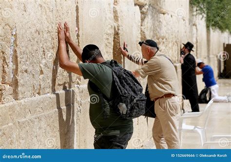 The Western Or Wailing Wall In Jerusalem Israel Editorial Photo