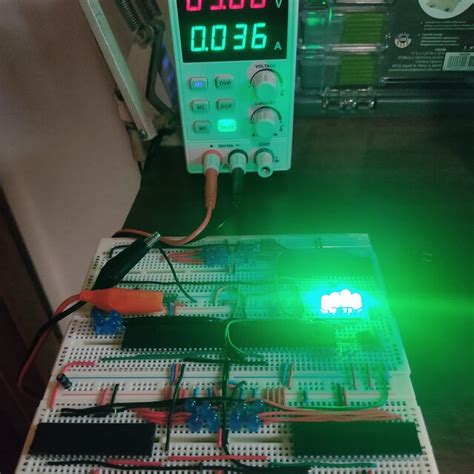 Physical Cluster Circuit With A Single Microcontroller Solving The Download Scientific Diagram