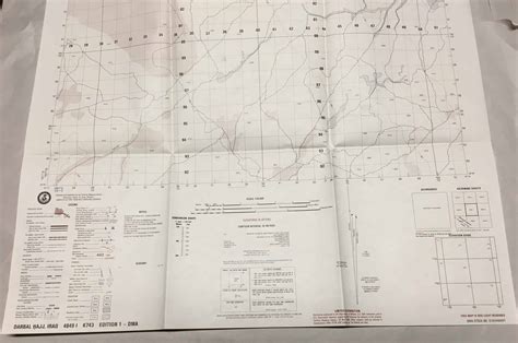 1943 Us Army Topographic Map Map