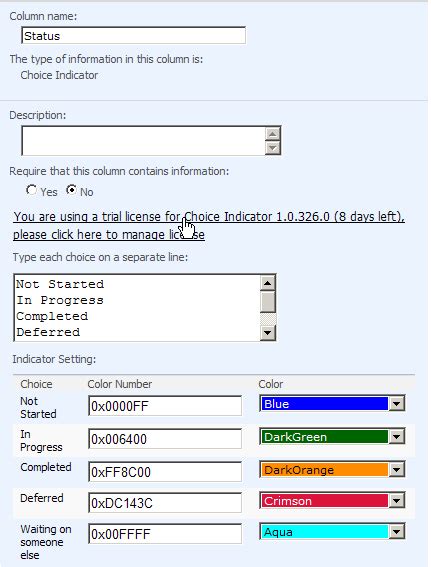 Sharepoint Choice Indicator 12107 Free Download