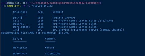 Hackthebox Friendzone