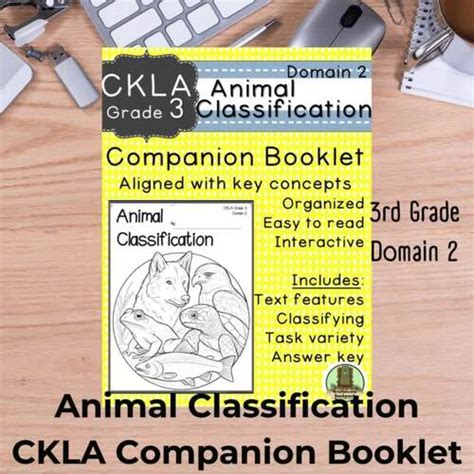 Ckla Animal Classification Companion Booklet Team License 3rd Grade