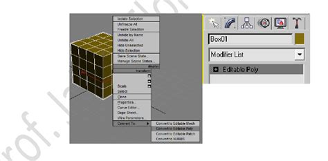 EnseÑanzas De 3d Max Convertir Un Objeto En Objeto Editable