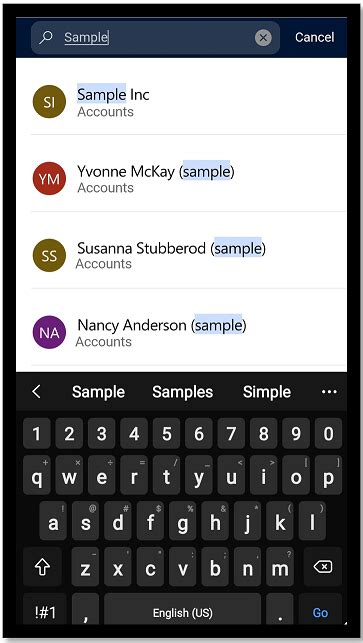 power apps 모바일 앱에서 모델 기반 앱용 dataverse 검색 사용 power apps microsoft learn