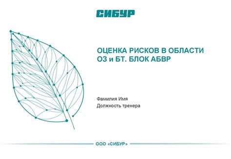 Оценка рисков в области безопасности труда и охраны здоровья Анализ безопасности выполнения