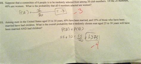 Solved Suppose That A Committee Of People Is To Be Chegg Com