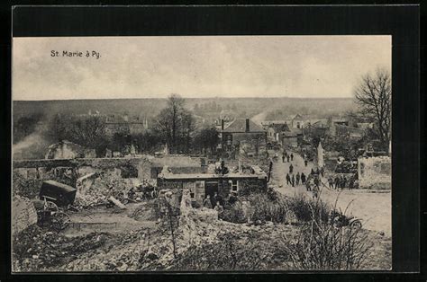 Carte Postale Sainte Marie Py Vue De Das D Truites Dorf Manuskript