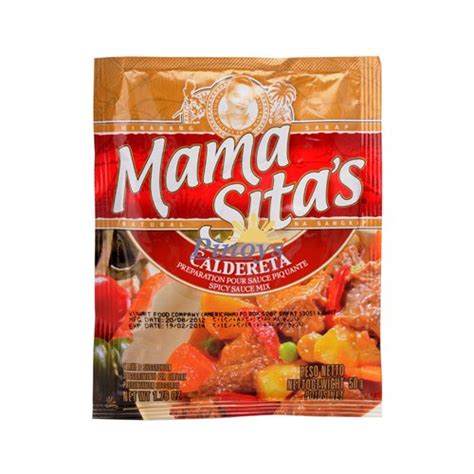 Caldereta Sauce Mix 50 G Mama Sita´s Pinoyseu