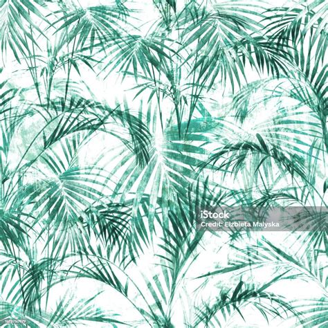 반사 된 손바닥 장식 완벽 한 패턴입니다 반복되는 배경 타일 벽지 인쇄 0명에 대한 스톡 벡터 아트 및 기타 이미지 0명 관목 반복 Istock
