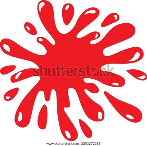 Simple Splash Vector Art Style Stock Vector Royalty Free 2253272385