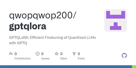 Gptqlora Efficient Finetuning Of Quantized Llms With Gptq Rlocalllama