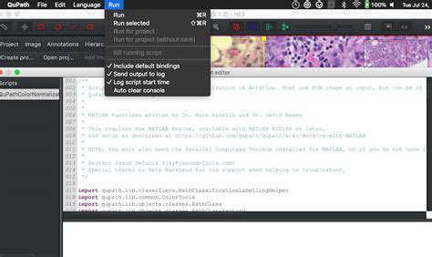 Hande Histology Color Normalization Instructions Qupath Integration Drexel University College