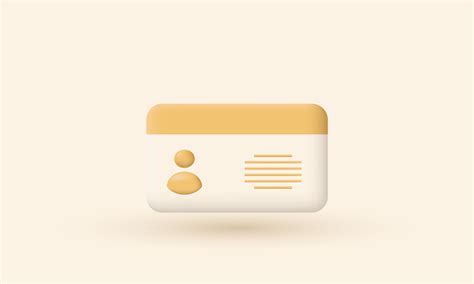 Unique 3d Realistic Cartoon Driver License Icon Trendy Modern Style Object Symbols Isolated On