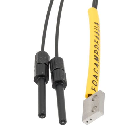 Fiber Optic Sensor Cable 1m Flat Bracket Type Diffuse Reflection R2