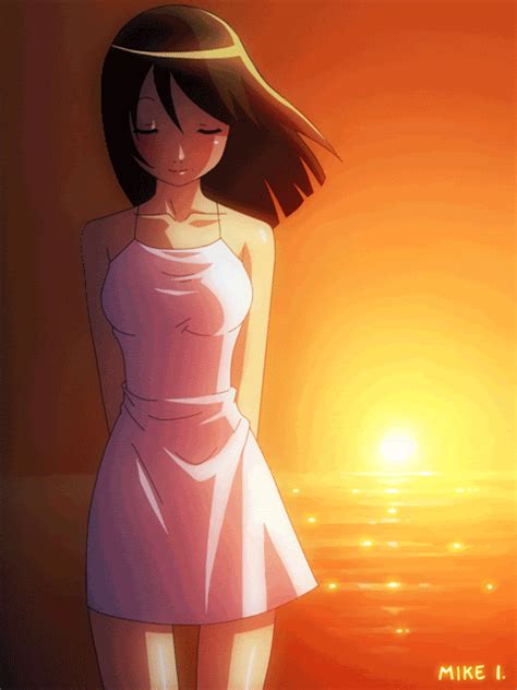 Anime Girl In The Wind