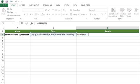 How To Change Text Case In Excel Upper Lower Proper Case