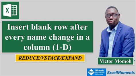 Victor Momoh Mosreng On Linkedin Insert Blank Row After Name