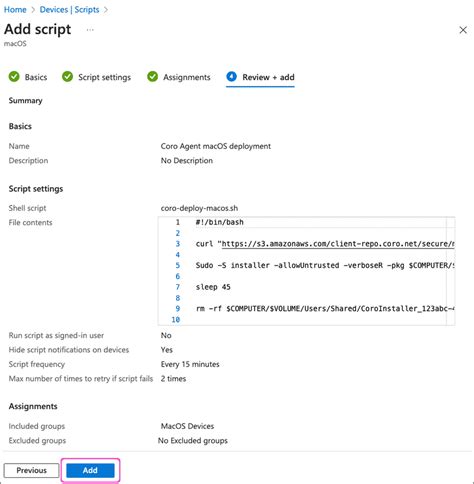 Deploying Coro To Macos Devices With Microsoft Intune
