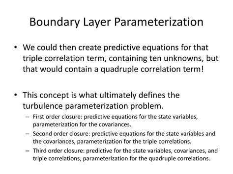 Ppt Boundary Layer Parameterization Powerpoint Presentation Free Download Id2708947