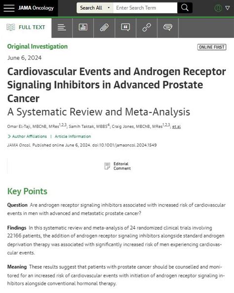 Jama Oncology On Linkedin Most Viewed In The Last 7 Days From Jama Oncology Are Androgen Receptor…