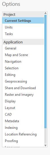 Change Units In ArcGIS Pro For All Projects Withou Esri Community