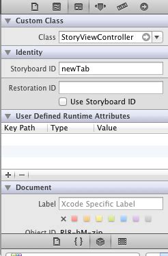 Iphone Instantiating A Storyboard As A TabBarItem Stack Overflow