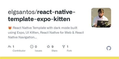 Github Elgsantosreact Native Template Expo Kitten 😻 React Native Template With Dark Mode