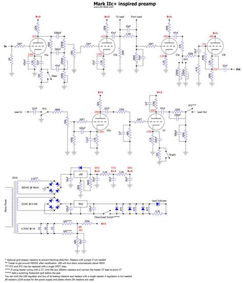 Mesa Boogie Preamp Schematic
