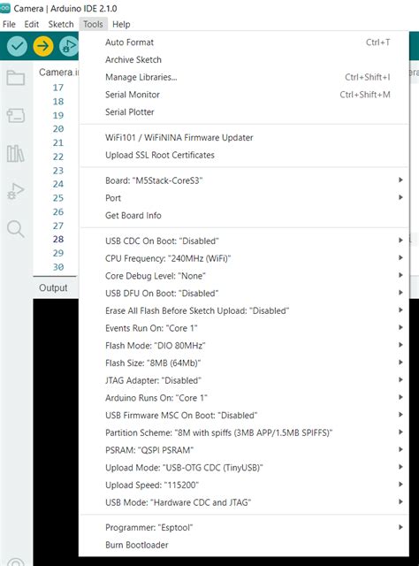 Pls Detail Arduino 210 Tools Config Settings To Build O
