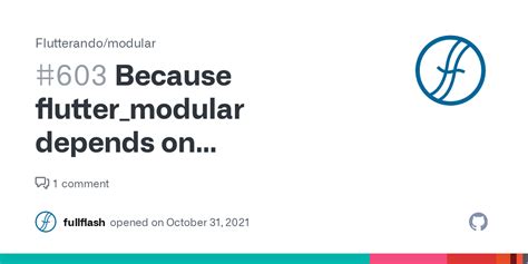 because flutter modular depends on flutter modular version solving