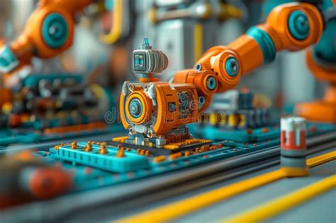 The Control Application Model For An Automated Robot Arm Featured In A Robotic Automation System