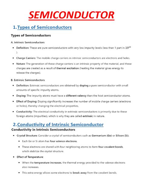 Semiconductor Class 12th Pdf