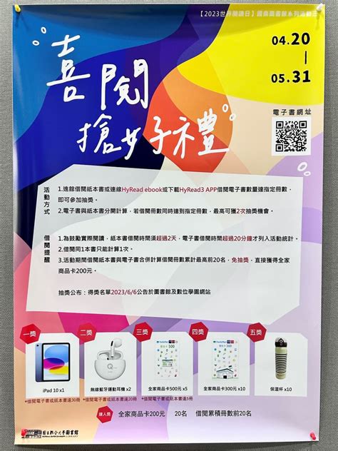 圖書館週活動 聯合大學板 Dcard