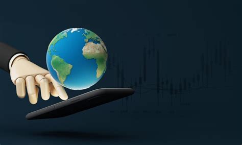 모바일 스마트 폰 비즈니스 글로벌 인터넷 연결 응용 프로그램 기술 및 디지털 마케팅 금융 및 은행 디지털 링크 기술 빅 데이터 만화 모델 3d 렌더링을 사용하는 사업가