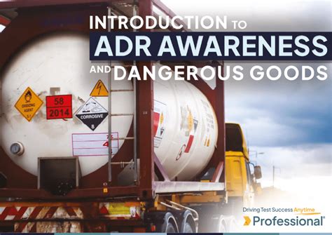 Introduction To Adr Awareness And Dangerous Goods Eli Group