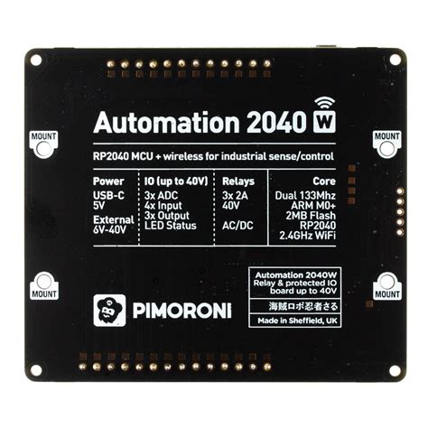 Automation 2040 W Pico W Aboard [discontinued] The Pi Hut