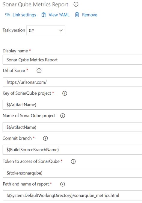 SonarQube Metrics Report Visual Studio Marketplace