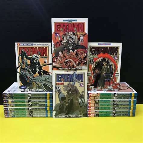 Eat Man 19 เล่มจบ สภาพบ้าน มีรอยแทะมุมล่างนิดหน่อย1เล่ม ราคา 850 บาท ขอดูสภาพเพิ่มเติมได้คะ