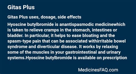 Gitas Plus Uses Dosage Side Effects Food Interaction And Faq