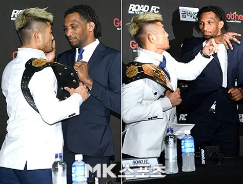 만수르 도발하는 권아솔에 빰 세례 선물 Mk화보 Mk스포츠