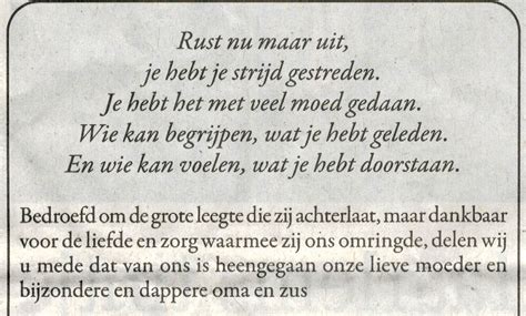 11 Afscheid Gedicht Overlijden Moeder Toon Hermans