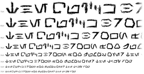 Aurebesh Hand Font By Cinematic Captures Fontriver