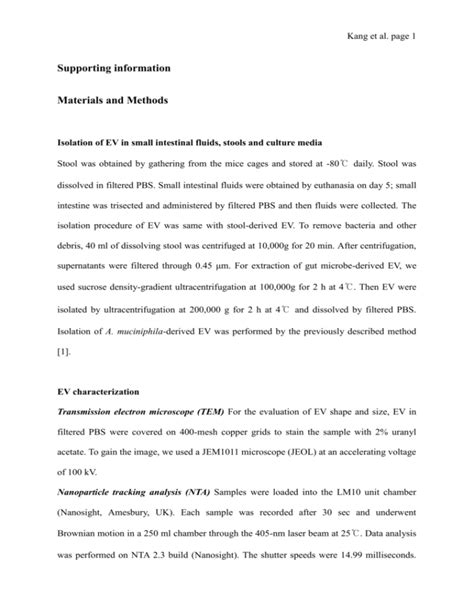 Supporting Information Materials And Methods