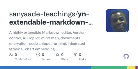 Github Sanyaade Teachingsyn Extendable Markdown Editor A Highly
