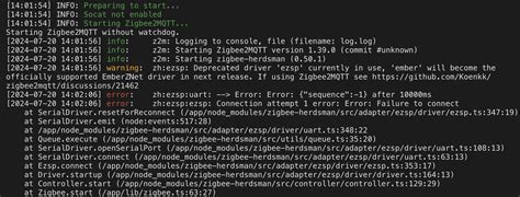 Zigbee Mqtt Failed To Start Sonoff Dongle P Zigbee Home Assistant Community