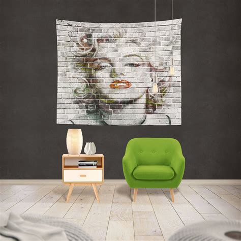 Marilyn Monroe Wall Tapestry Sex Symbol Wall Hanging Movie Star Art Tapestry Monroe Wall