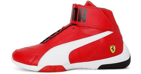 Puma Scuderia Ferrari X Kart Cat Mid 3 High Rosso Corsa In Red For Men Lyst